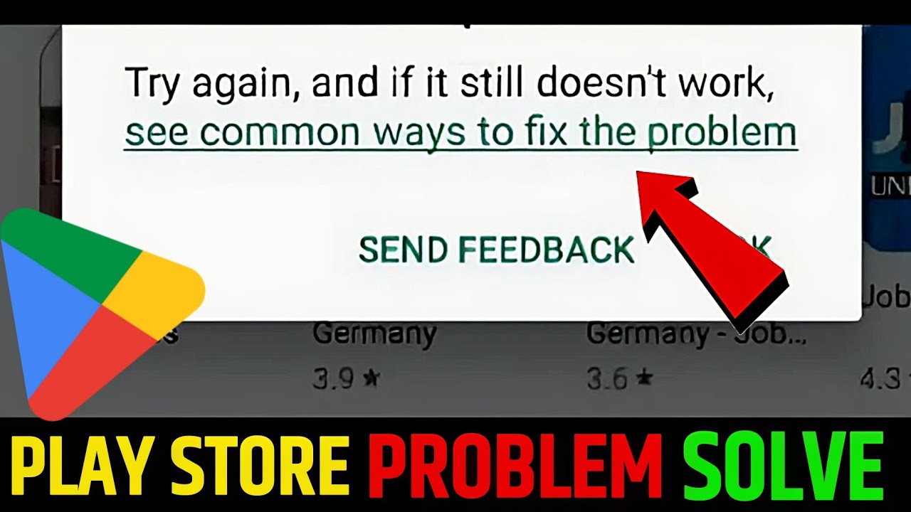 Try Again If It Still Doesn't Work See Common Ways To Fix The Problem ...