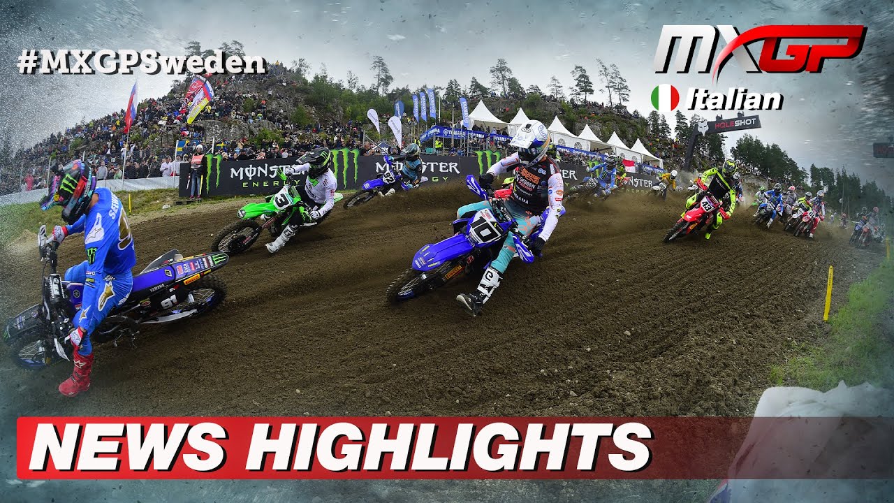 News Highlights in Italiano | MXGP of Sweden 2022 #MXGP #Motocross ...
