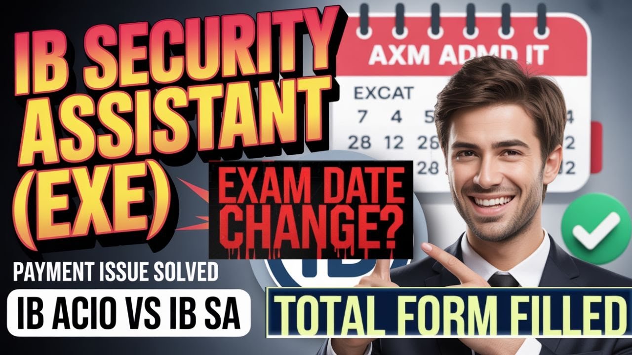 IB Security Assistant (SA/Executive) Total Form Fill Guide + IB SA Exam ...