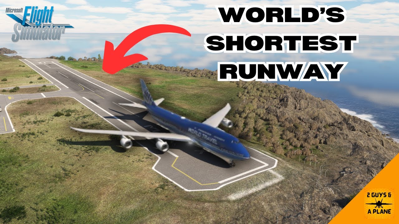 Big Airliners vs. World's Shortest Runway - YouTube