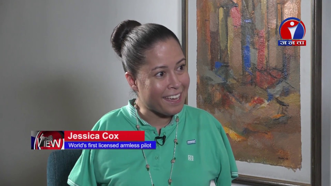 THE VIEW the world's first licensed armless pilot, Jessica Cox - YouTube