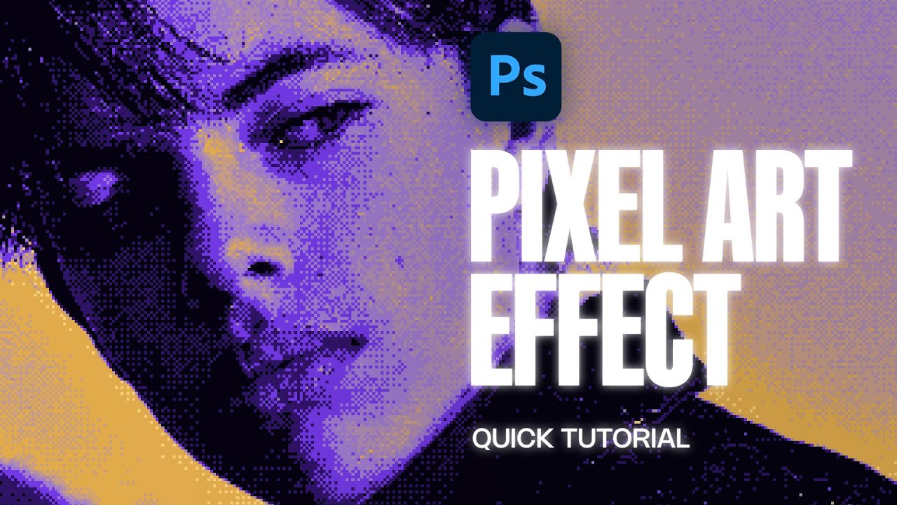 How to Make Colored Pixel Art Style in Photoshop (Quick Tutorial) - YouTube
