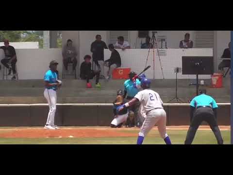 Gerinton Yadiel Méndez va Texas Rangers Blue DSL. - YouTube