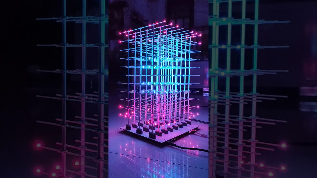 iCubeSmart 3D LED CUBE DEMO VIDEO5 - YouTube
