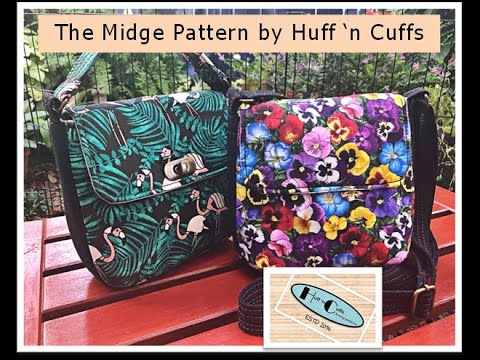 Huff 'n Cuffs Midge Handbag Pattern Part One - YouTube