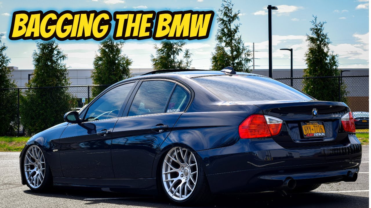 BMW E90 335i Gets Bagged!! - YouTube