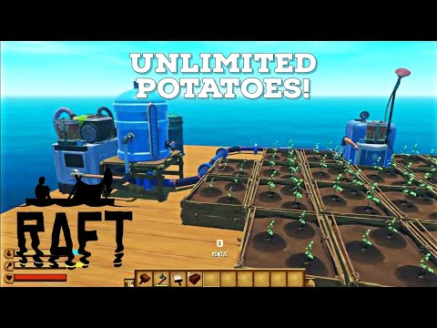 Raft | Sprinkler tutorial | How to set up your farm for MAXIMUM output ...