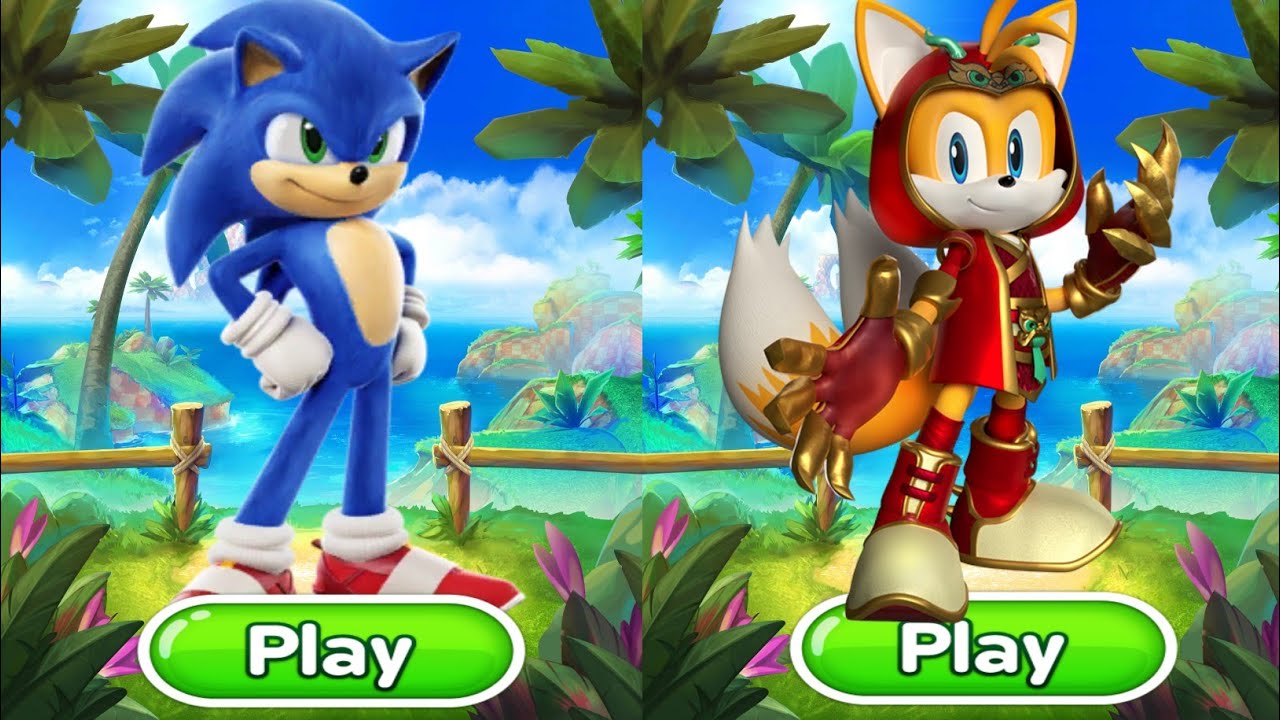 Sonic Dash - Movie sonic Vs Dragonfire Tails- All Boss Zazz Egman -All ...