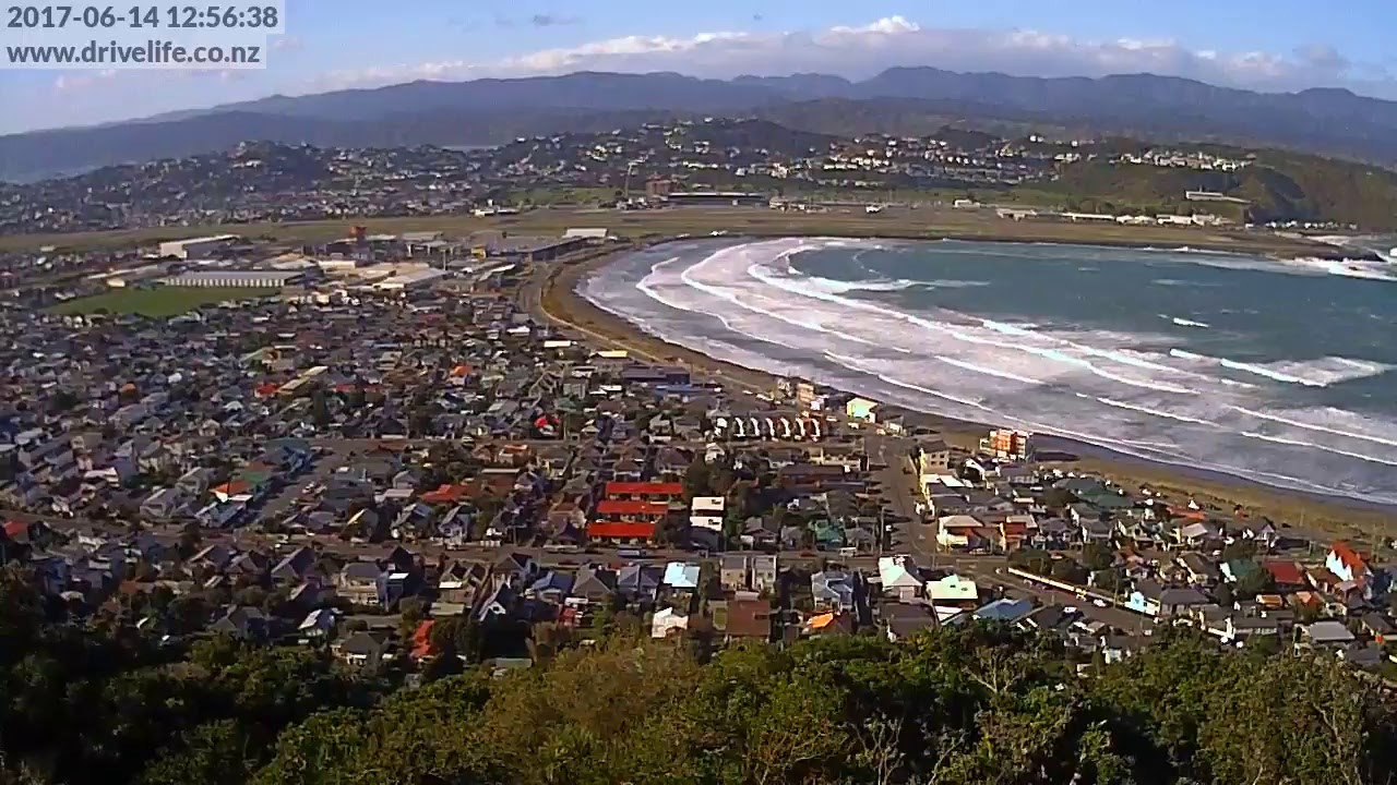 Lyall Bay, Wellington, New Zealand - Live Stream - YouTube