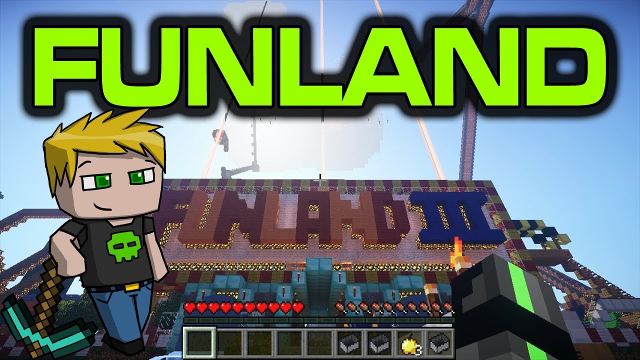 Funland 3 Minecraft Amusement Park Map - YouTube