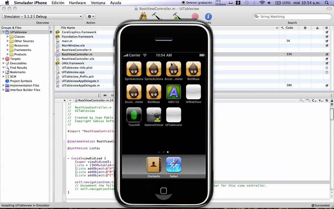 Tutorial 13 Iphone Sdk Uitableview Basico Youtube