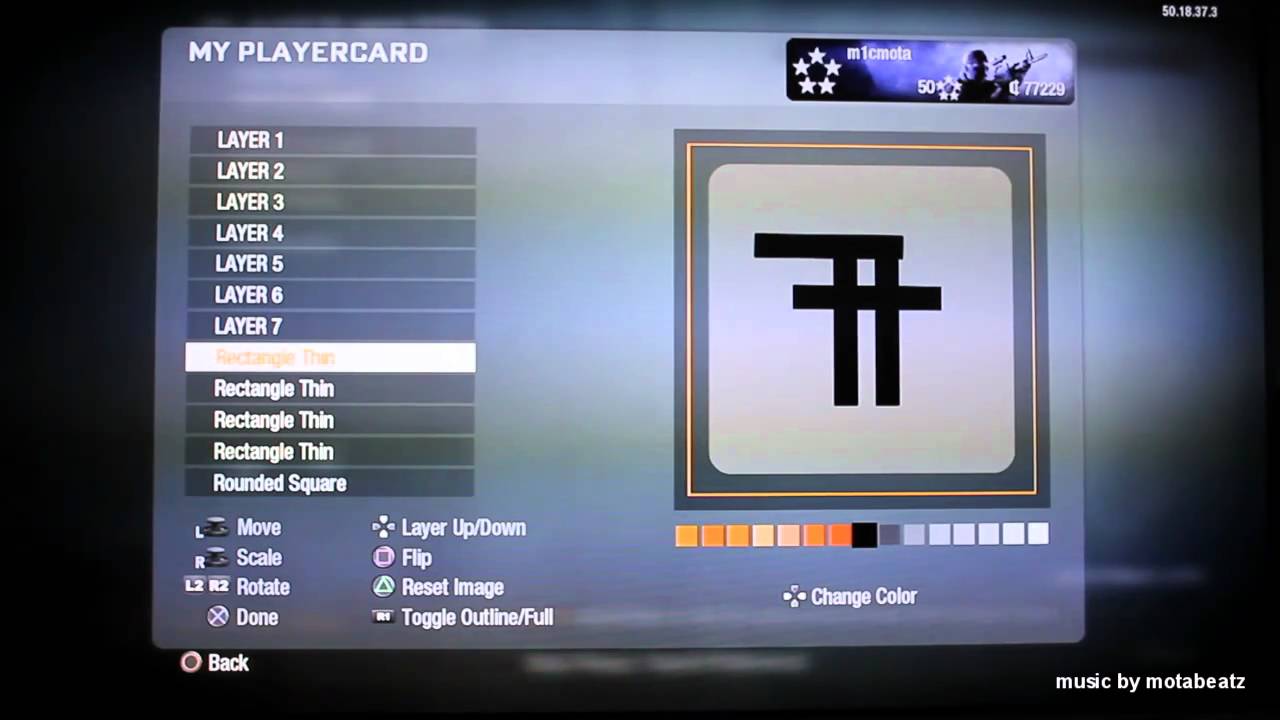 Call Of Duty: Black Ops Emblem Editor Tutorial - Fallen Logo - YouTube