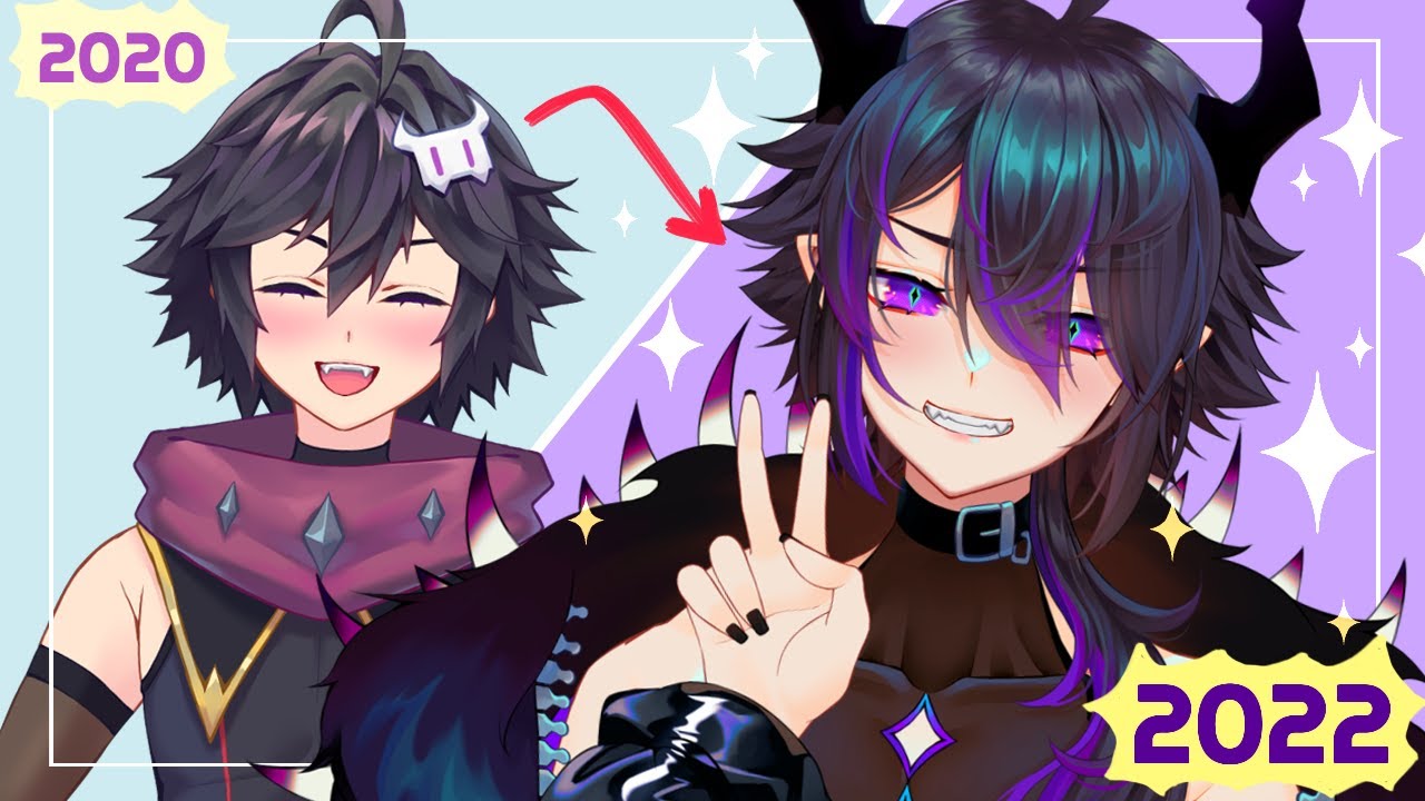 Xeapher's 2020 - 2022 Live2D Model & Rigging Evolution!! - YouTube