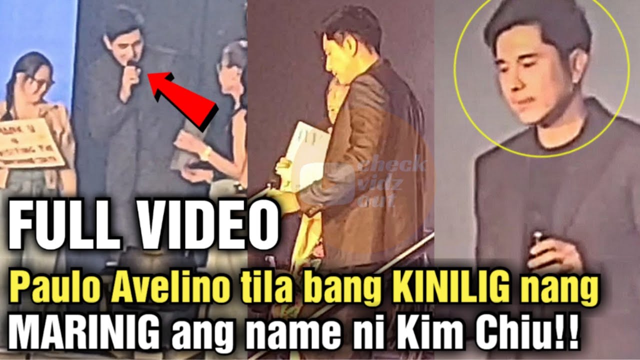 FULL VIDEO Paulo Avelino tila bang KINILIG NANG MARINIG ang PANGALAN ni ...