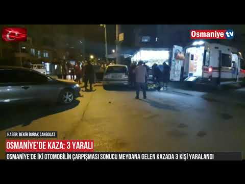Osmaniye'de Kaza: 3 Yaralı