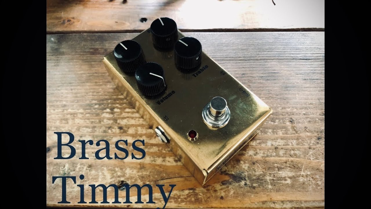 Paul Cochrane Timmy Clone Brass Enclosure - YouTube