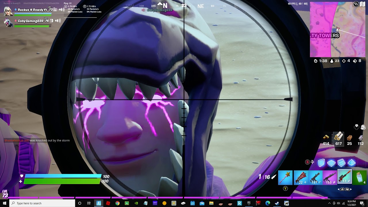 Play in fortnite with coby - YouTube