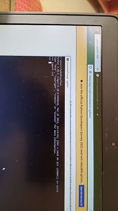 how to check whether python opencv was installed correctly - YouTube