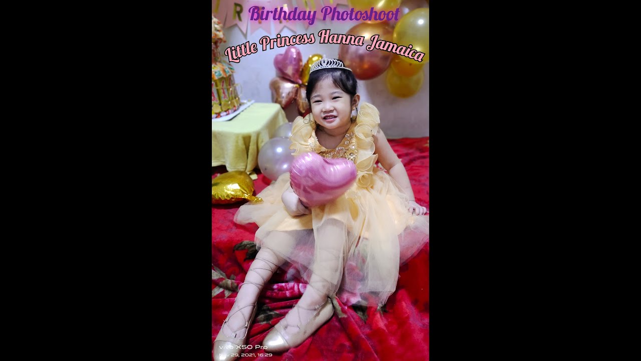 MY LITTLE PRINCESS | HANNA JAMAICA BIRTHDAY PHOTOSHOOT | SELFIE ...