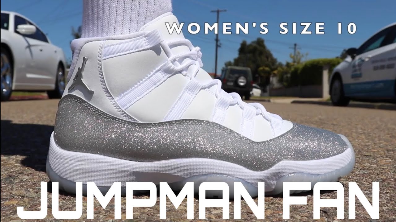 WATCH BEFORE YOU BUY THE METALLIC SILVER 11'S - YouTube