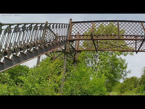 Brampton Valley Way, complete cycle trip fast - YouTube