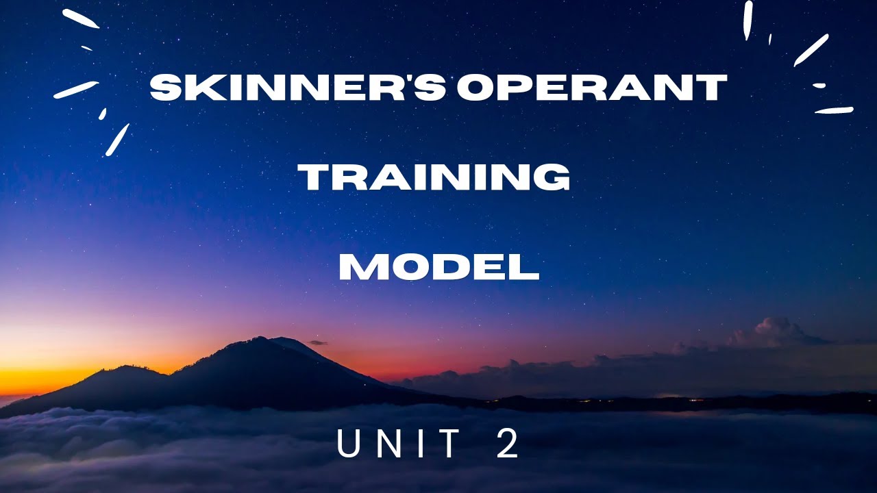 Skinner's Operant Training model, #pedagogy #GodandEducation - YouTube