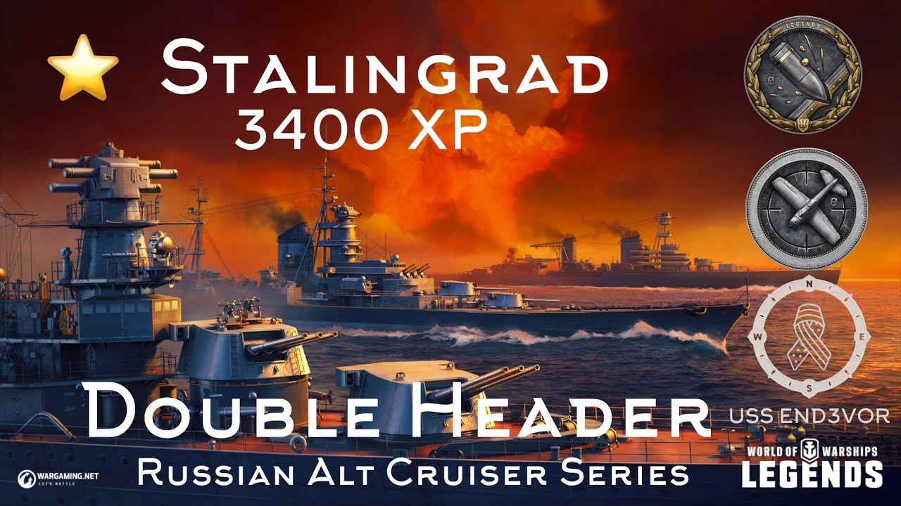 Russian Alt Cruiser Series | Legendary Stalingrad | Warships Legends ...