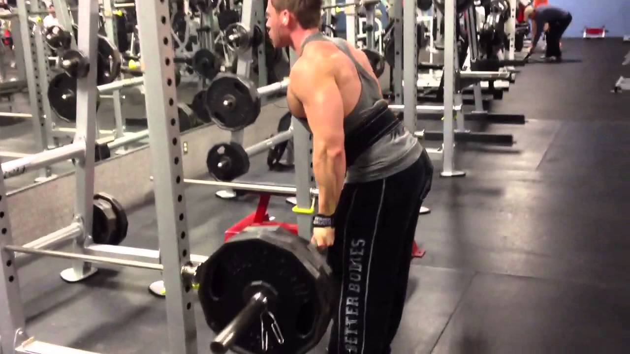 Underhand grip barbell rows with 315lbs - YouTube