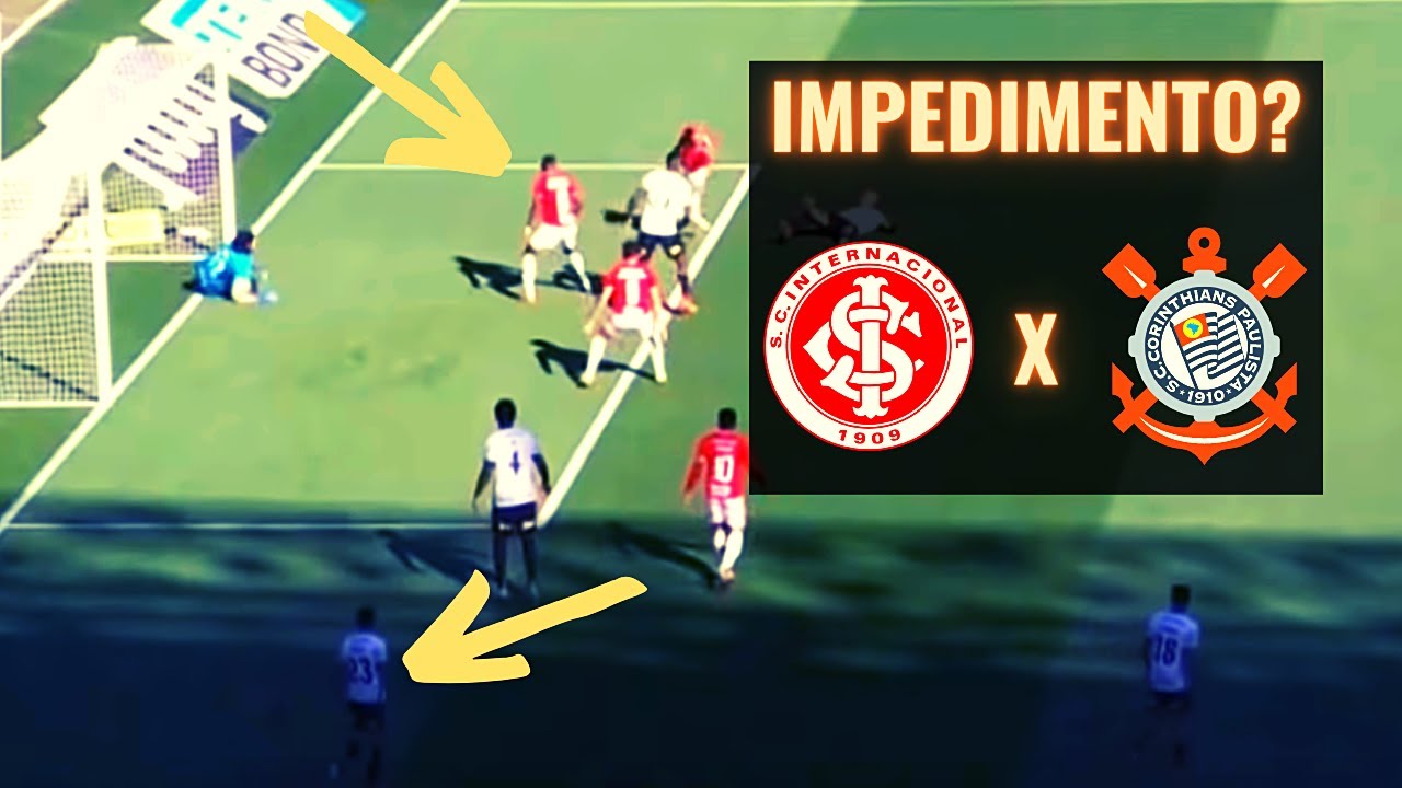 Impedimento: Internacional x Corinthians 1º Gol do Inter - YouTube