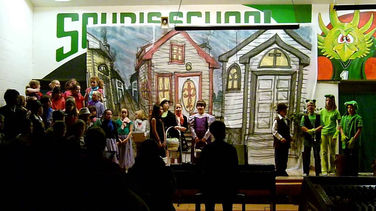 Souris School Play "Thwacked" chorus - YouTube