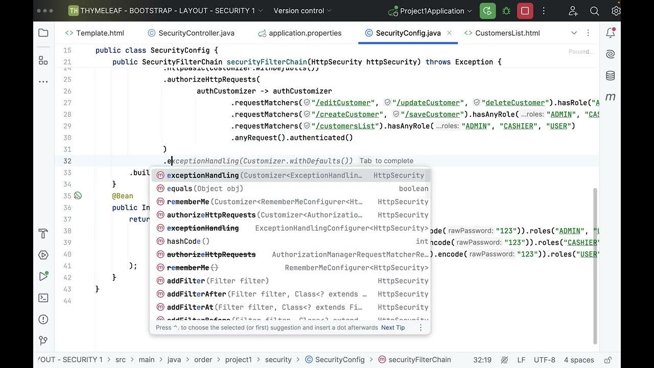 26 - SPRING BOOT 3 - PROJECT - SECURITY - ACCESS DENIED PAGE - YouTube