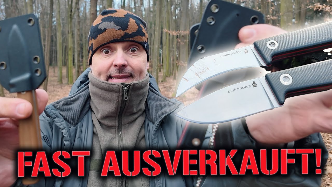 Letzte Chance: Bush & Urban Backup Messer bald weg! - YouTube