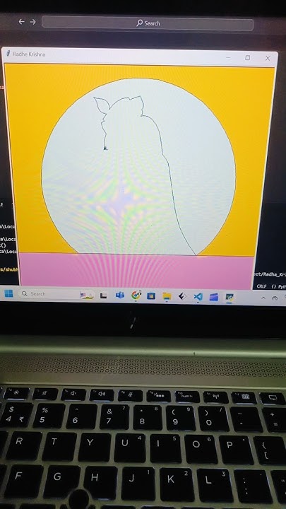 Radha Krishna Image Using Python Turtle Python Radhakrishna Codingjoker🃏 Youtube