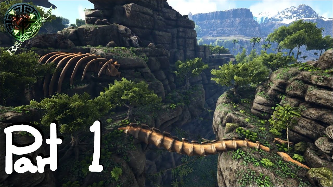 降临维京仙境 Ark Survival Evolved Ragnarok 《方舟 生存进化 仙境》 Part 1 Youtube