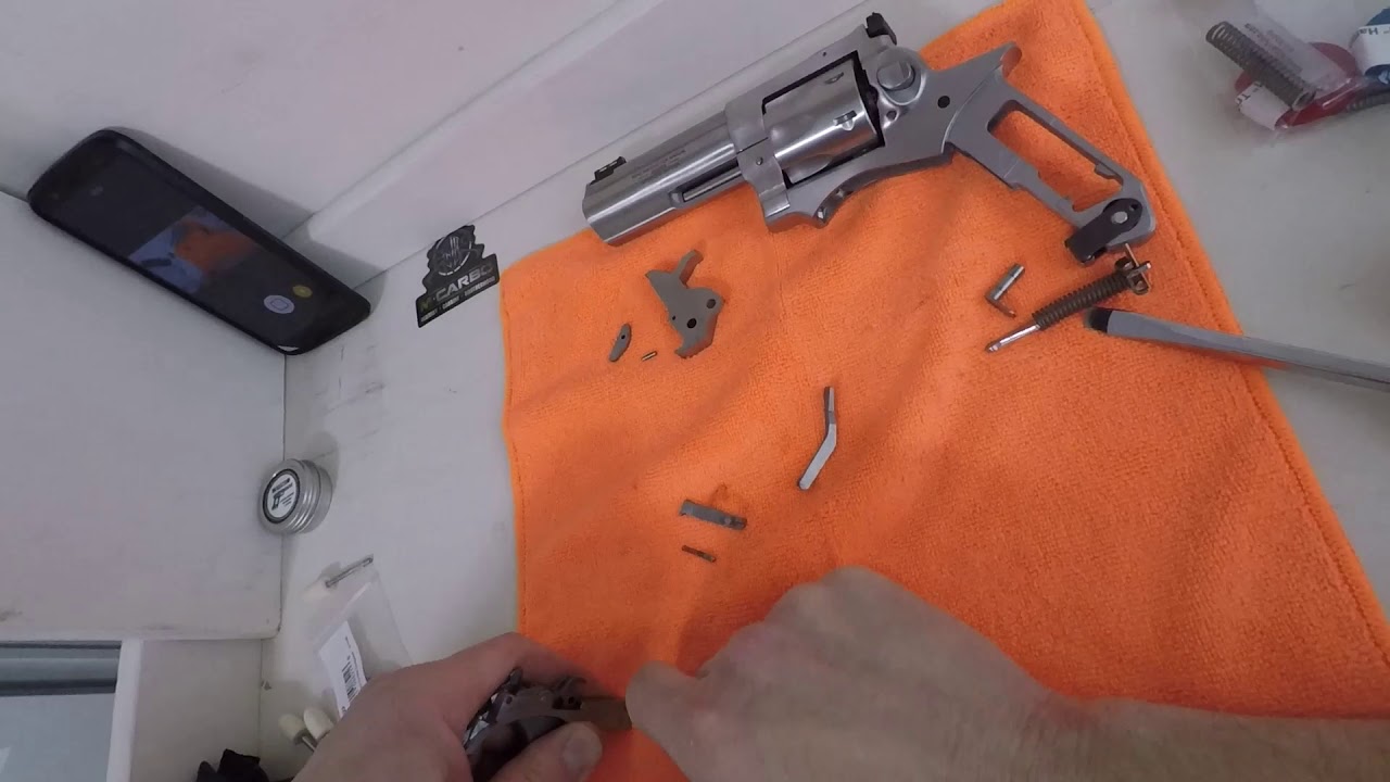 Ruger GP 100 MCARBO Spring Kit Install and Polish - YouTube