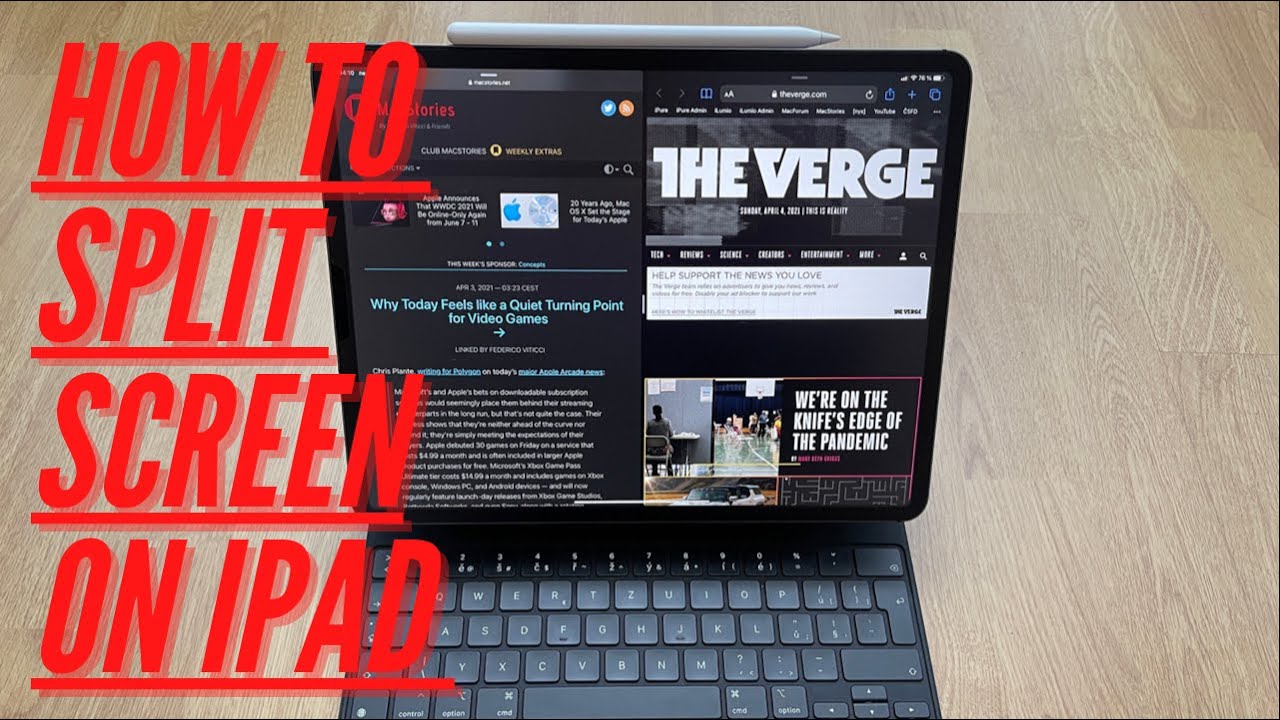 How To Split Screen (Multitask) on iPad 👌 [4K] - YouTube