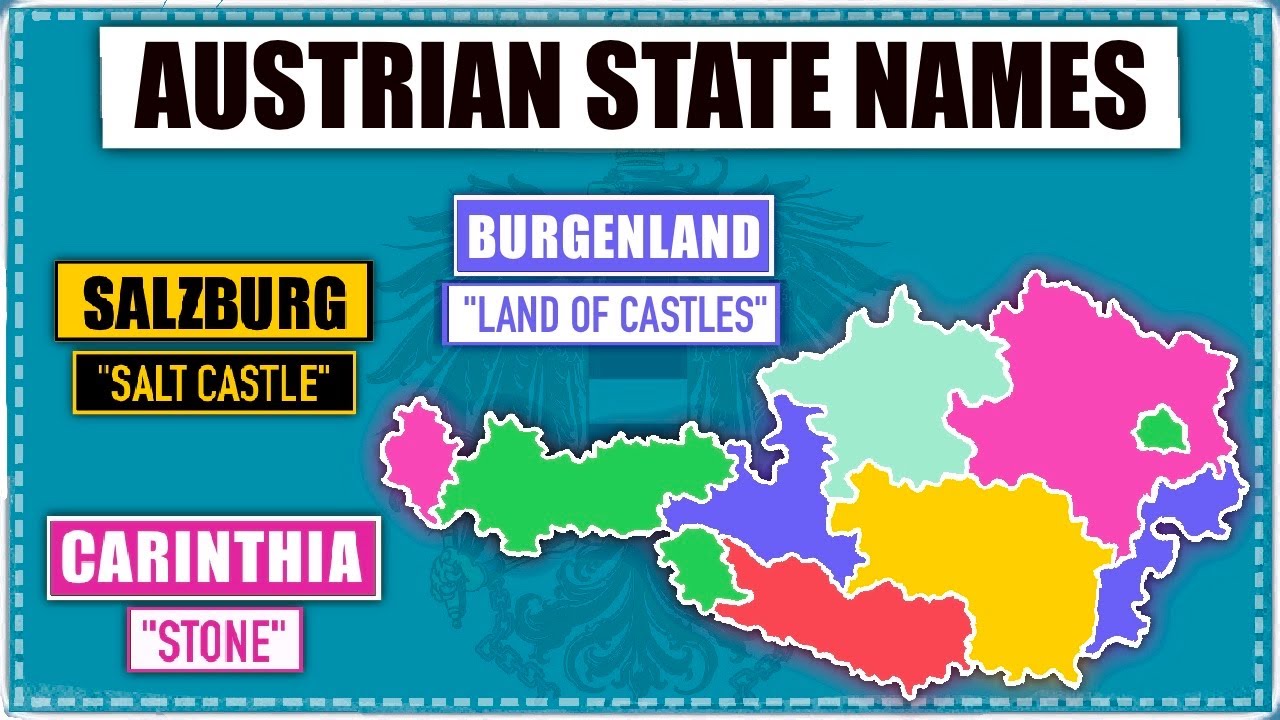 How AUSTRIAN states got their names and nickname? - YouTube