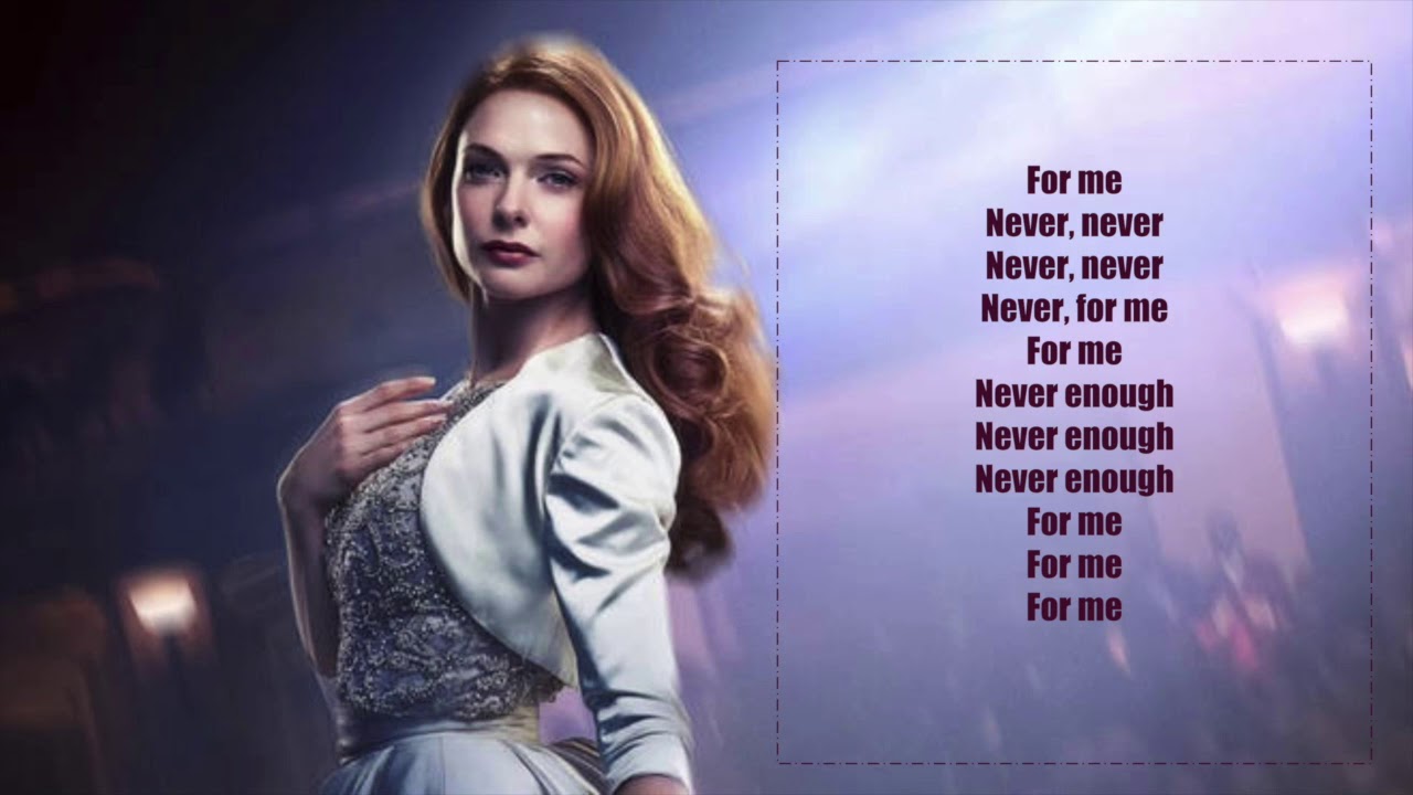 Loren Allred - Never Enough (live perfromance) (lyrics video) - YouTube