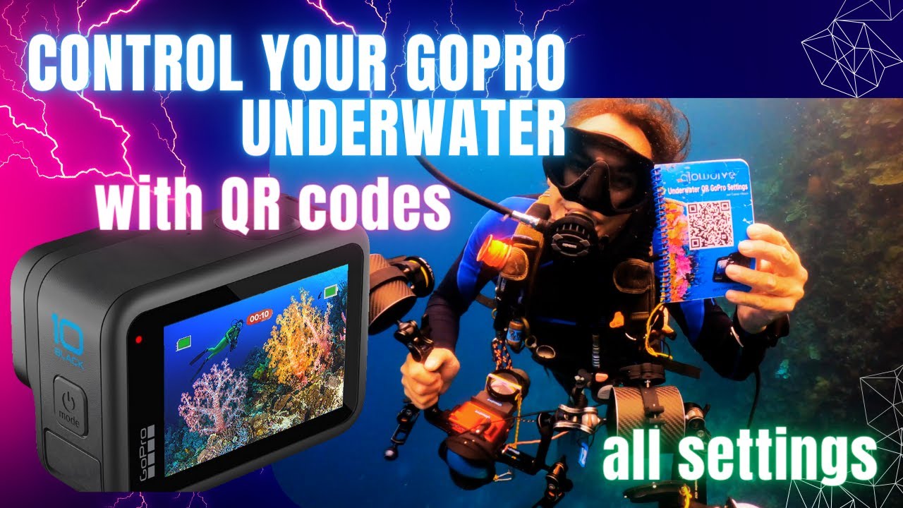Control your GoPro underwater with this QR codes - YouTube