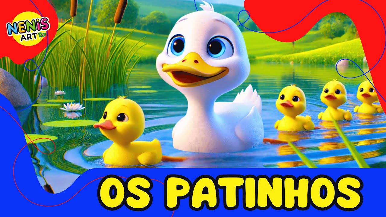OS PATINHOS | Todos os patinhos sabem bem nadar | Vídeo Infantil ...