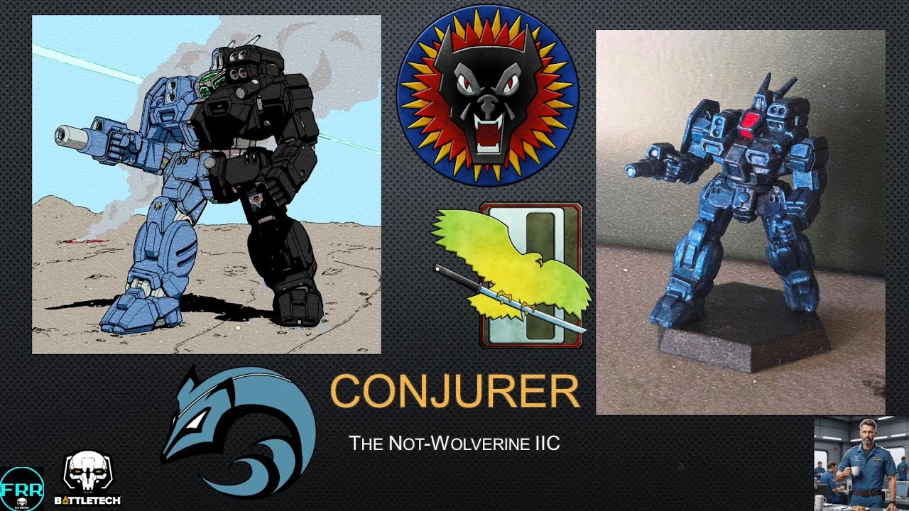 Battletech's Conjurer, a 50 ton Trooper that is not a Wolverine IIC ...