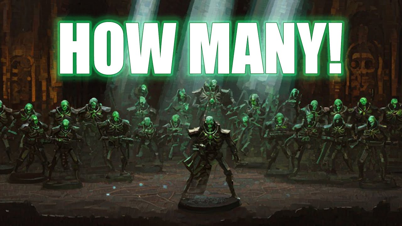 Necron Army Showcase 2026 😃 A Custom Unit At Last - YouTube