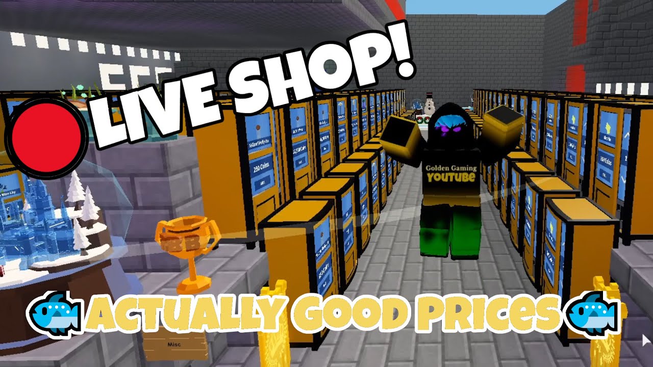 Roblox Islands Live Stream! (🐟Actually Good Prices🐟 Shop) - YouTube
