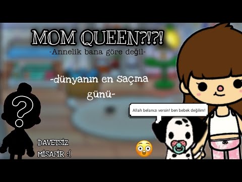 Vanilya'ya bir gün boyunca bebek gibi davrandım?! Toca Life World Türkçe / Toca Life Queen