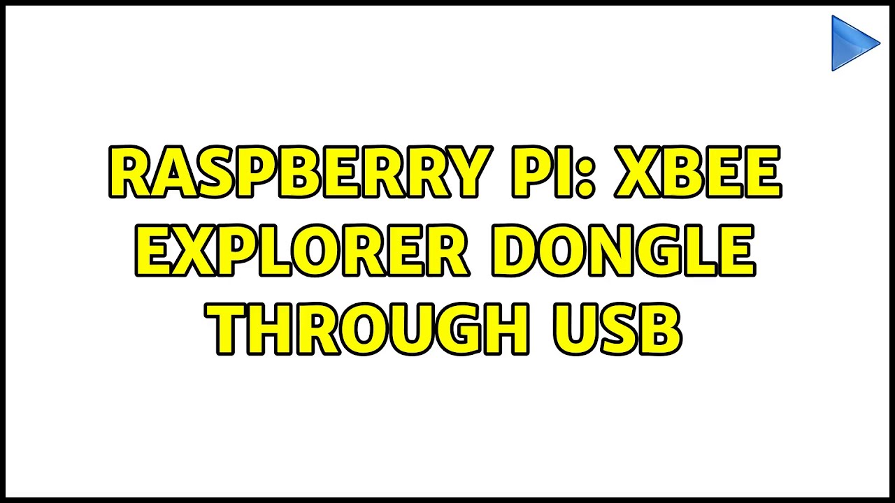 Raspberry Pi: Xbee Explorer dongle through USB - YouTube