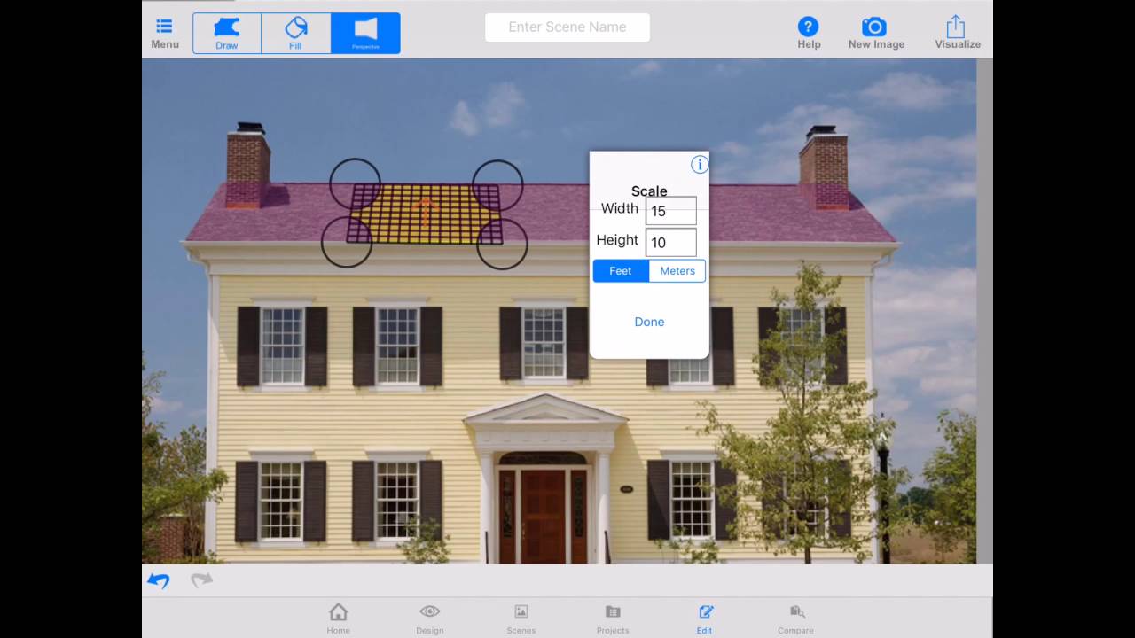 ColorView Mobile Tutorial 3: Adding Perspective in DIY Mode - YouTube
