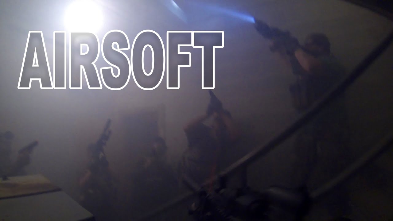 Airsoft Smoke Fills Building During Fire Fight - YouTube