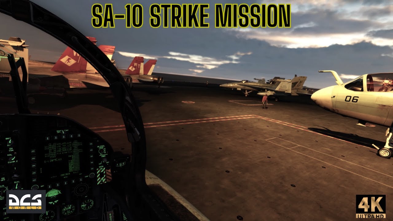 Taking on a Russian SA-10 | EA-6B Prowler Mod F-18C Hornet #dcsworld ...