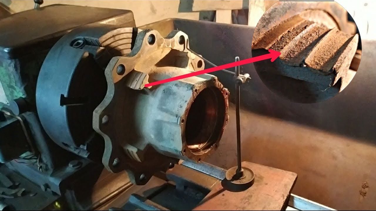 Truck wheel hub repair| rebuilding truck wheel hub| Indian truck ...