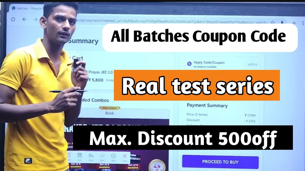 Pw real test series coupon codes and pw all batches coupon codes and ...
